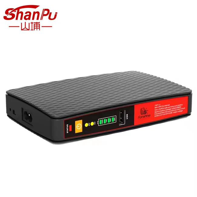 Shanpu Mini UPS 8000mah POE15V 24V Lithium Iron Phosphate DC UPS ...