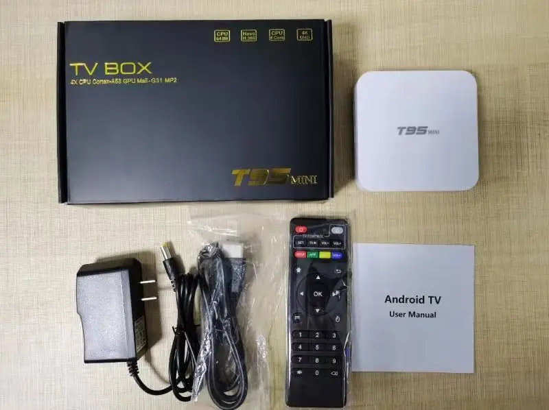 New Design White Color T95 Mini Android Tv Box 10.0 4gb 32gb Google ...