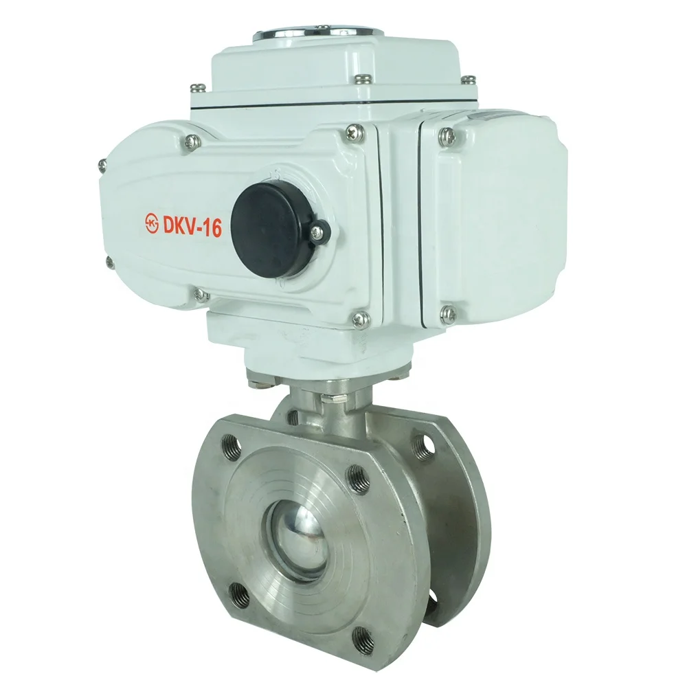 DKV Wafer Electric Italian Thin Type Ball Valve Stainless Steel Wafer ...