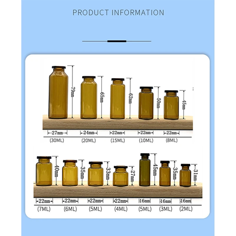 Penicillin Bottle,Transparent Checkpoint Glass Bottle,Brown Original ...