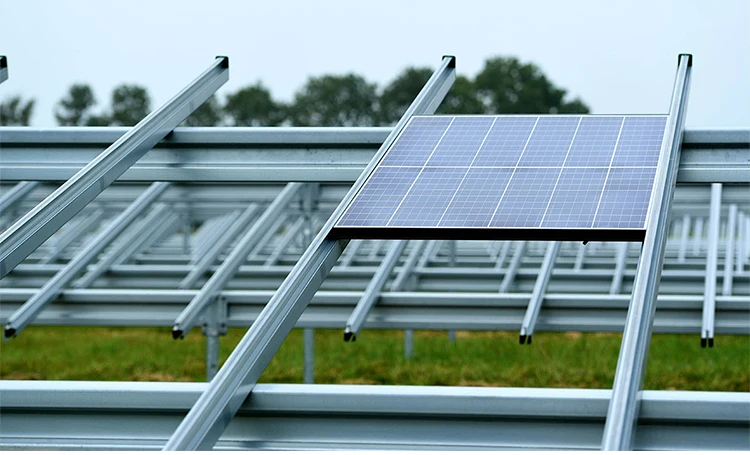 Aluminum Profile Extruded Bracket Rack Rail Solar Panel Rail - Buy ...