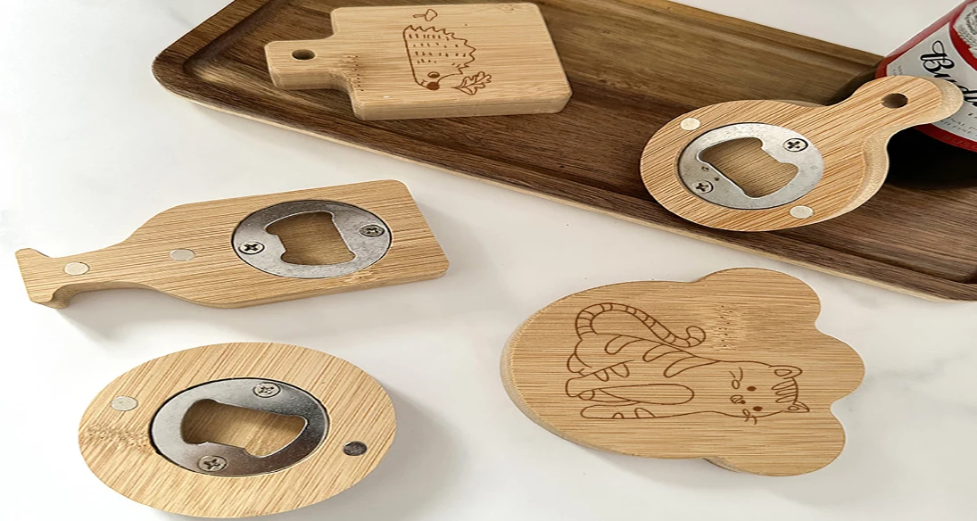 Customized Logo Round Shape Bottle Opener With Magnet Fridge Magnet ...