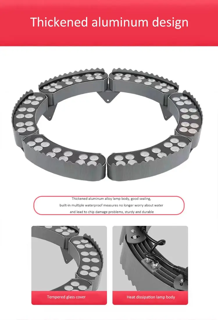 12w Dmx512 Led Ring Hug Tree Light Outdoor Tree Trunk Spliced Landscape ...