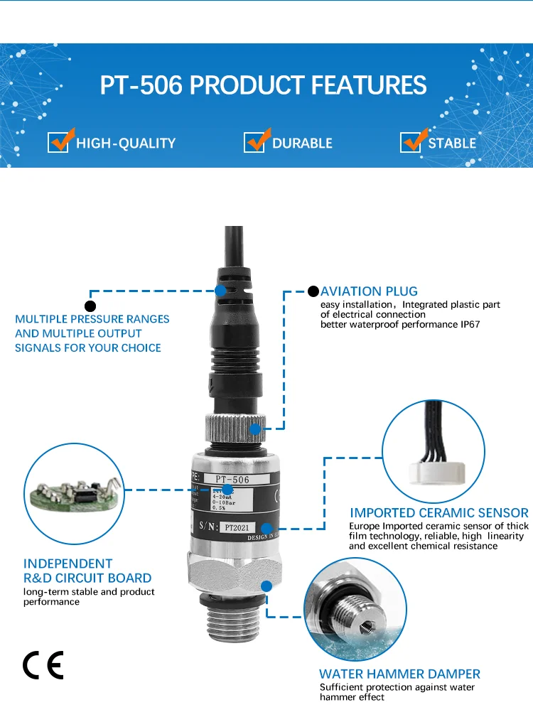 Ould Pt-506压力传感器变送器真空传感器 - Buy 真空传感器，压力传感器，压力传感器变送器 Product on Alibaba.com