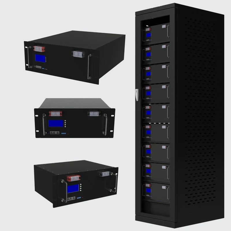 Ess Ups Inverter Rack Cabinet 48v 100ah Lifepo4 Battery 5kwh Lithium Li ...