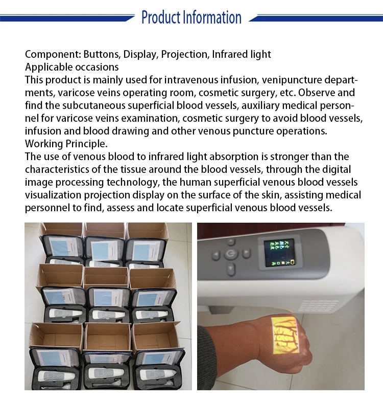SY-G090S Nurse Intravenous Injection Aids Medical Device Infrared Vein ...