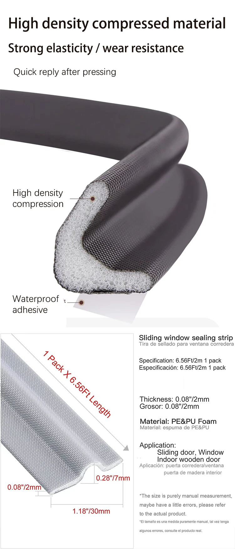 V Shape Weather Stripping Black,1/2 Inch Wide,Adhesive Weather Strip ...