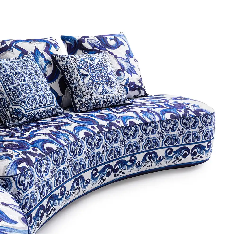 Italian Style Fabric Seats Modern Sofa Set with Coffee Table Designs ...