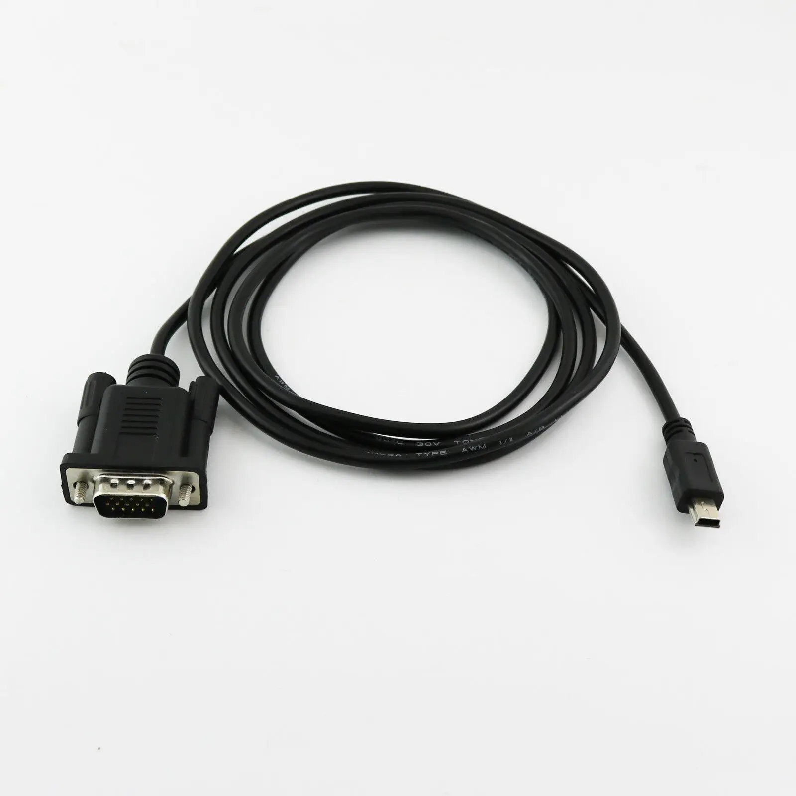 Mini Usb Male 5 Pin To Vga D-sub 15 Pins Male Adapter Cable For Mobile Dvd Evd 1.5m - Buy Mini ...
