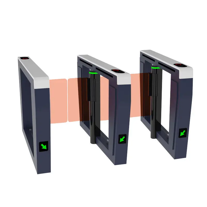 Pedestrian Swing Turnstile Single Pole Company Office Staff And ...