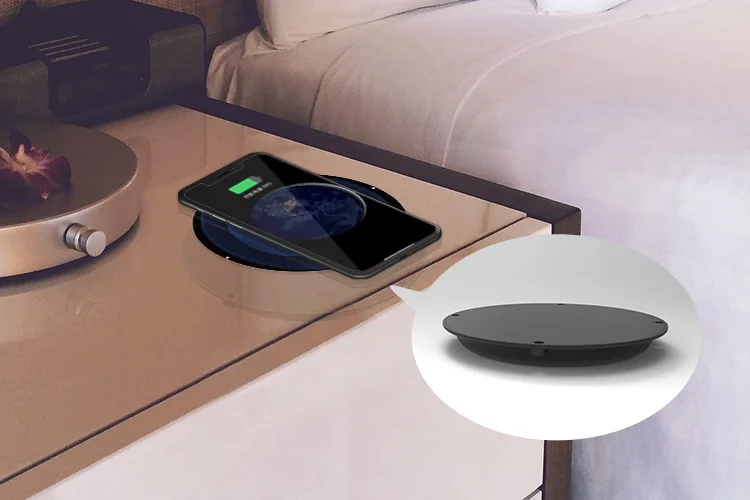20mm Invisible Under-desk Wireless Charger Hidden Power Loader Wireless ...