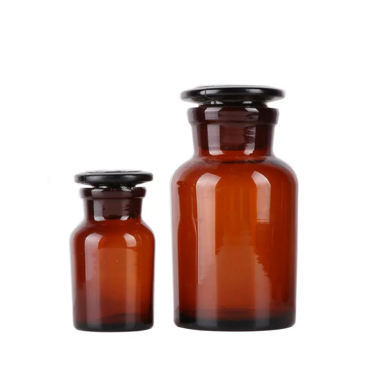 Tiandi Lab 60ml Wide Mouth Amber Glass Apothecary Jar - Buy Lab 500ml ...