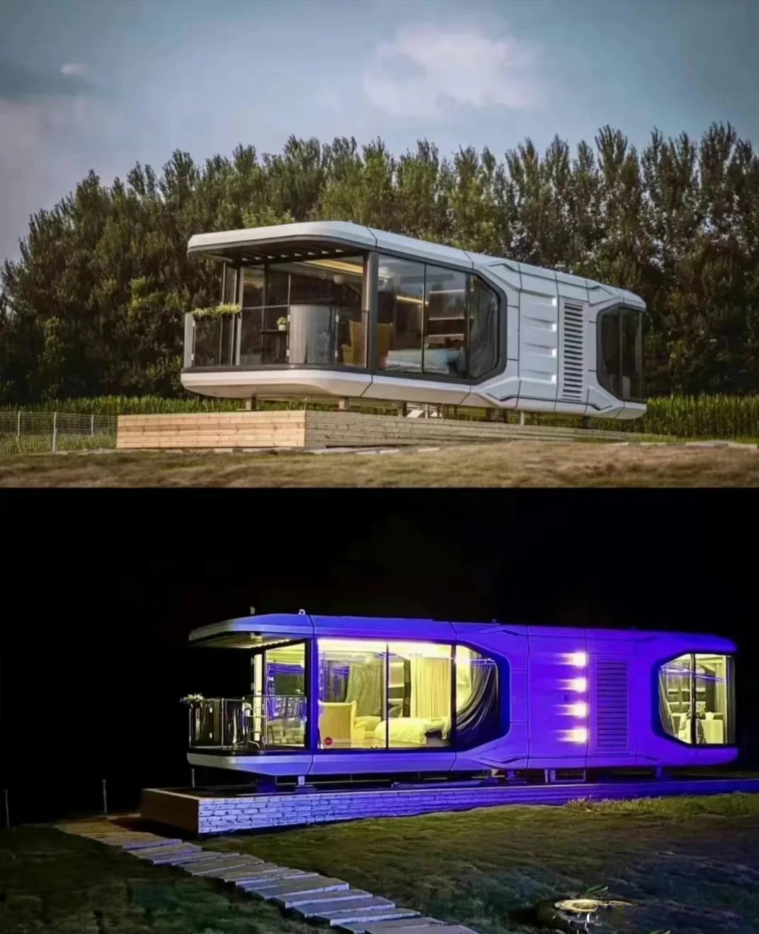 40ft/20ft Container House Easy - Modern Mobile Hotel Cabin