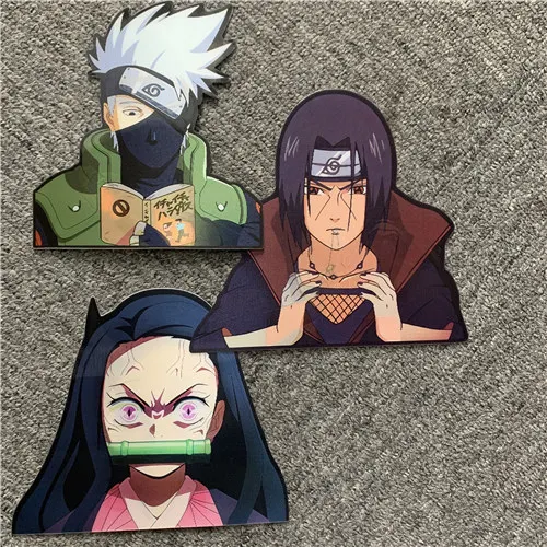 Anime Lenticular 3d Car Sticker Waterproof Diecut Shape Car Sticker Of ...