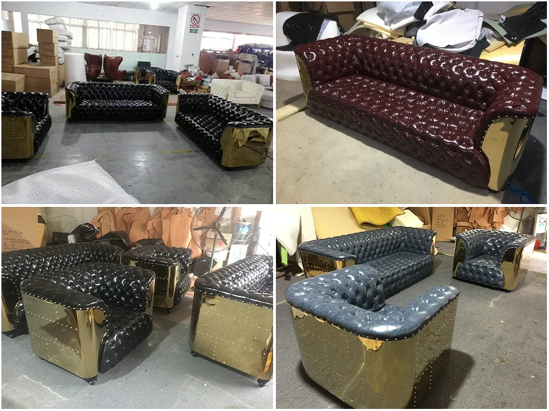 Vintage Industrial Nightclub Hookah Bar Furniture Sets Antique Leather ...