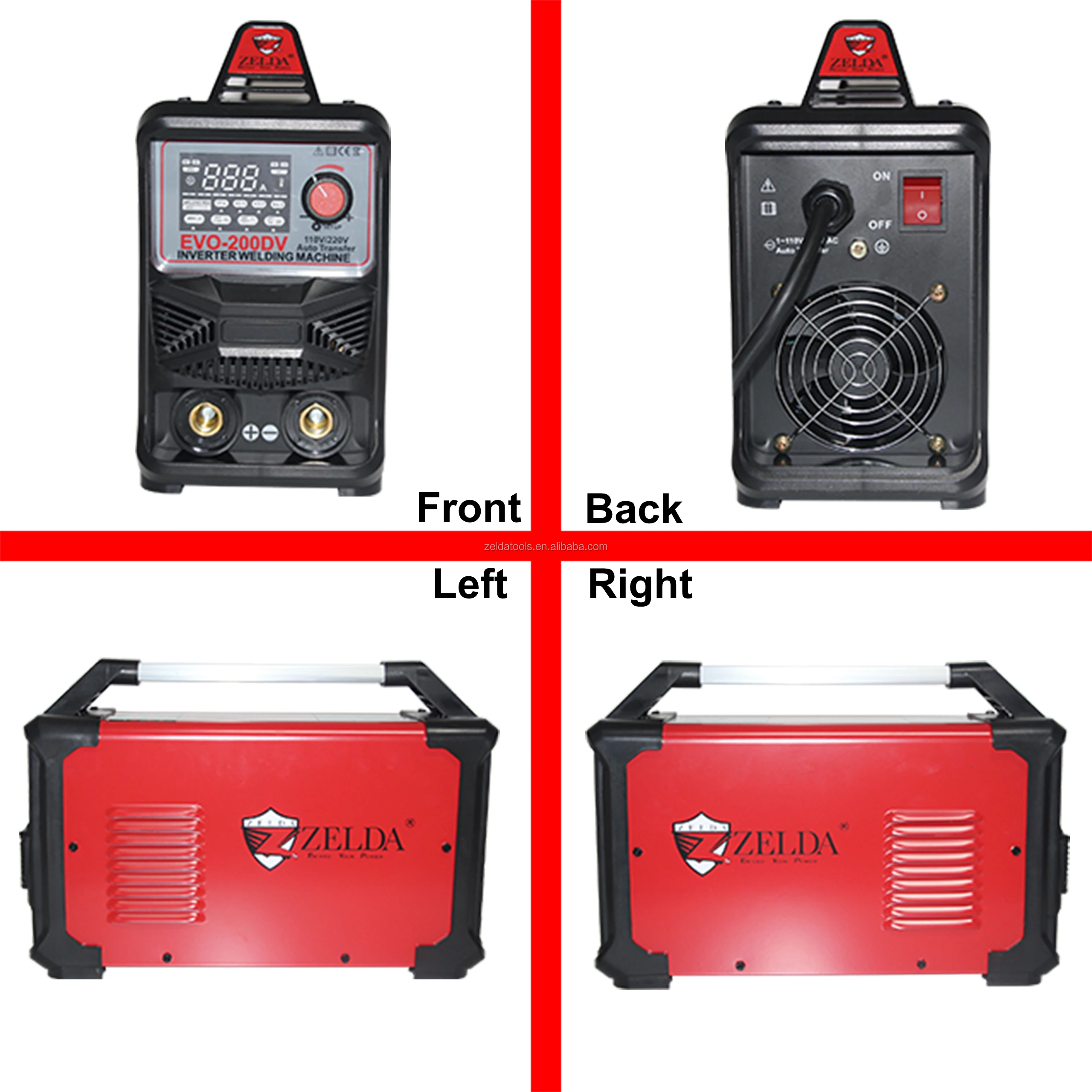Portable Welding Machine Mma Welder 110v/220v 225 Amp Home Use Mma Arc ...