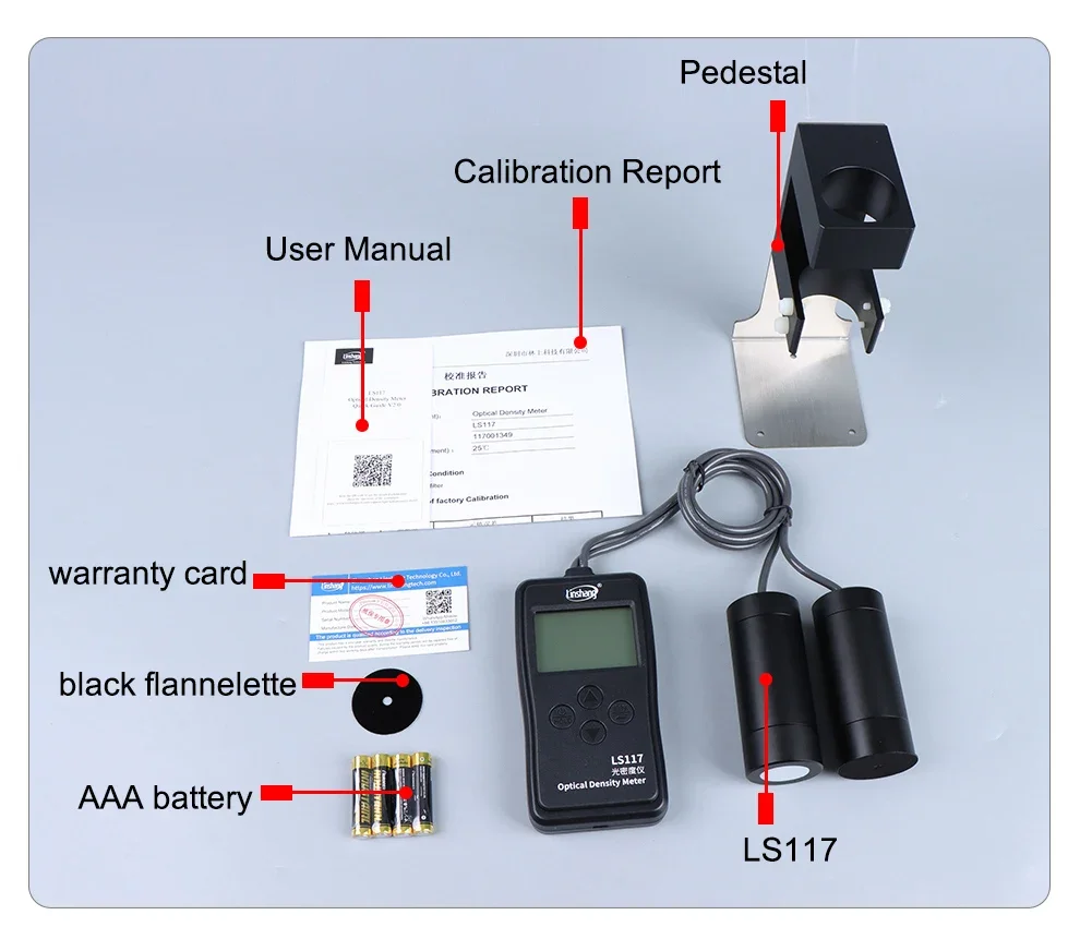 LS117 Optical Density Meter - Precision for Translucent Materials