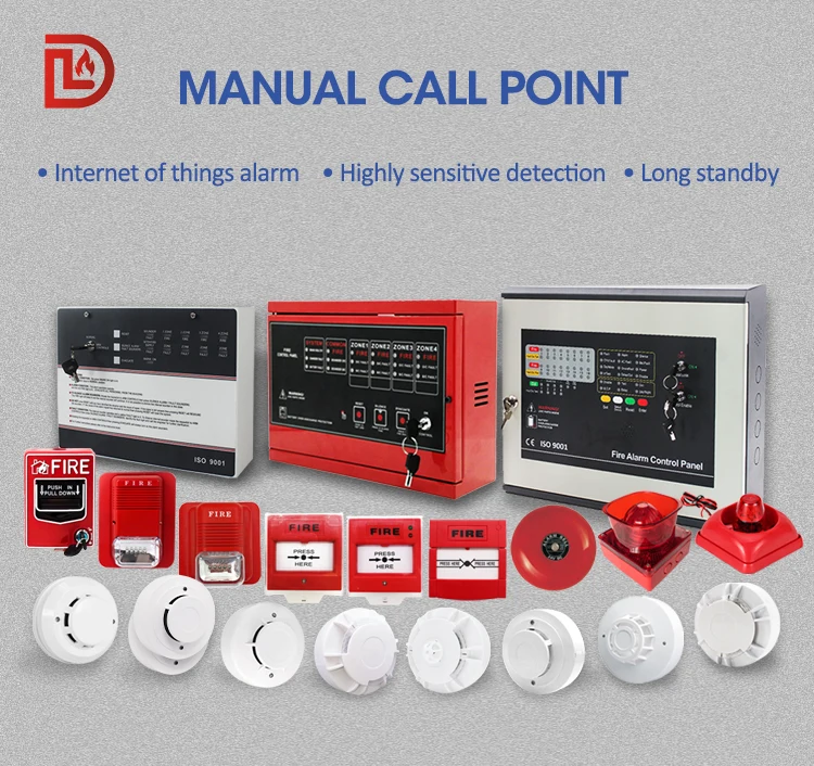 Home Intelligent Fire Alarm System Accessory Wireless Addressable ...