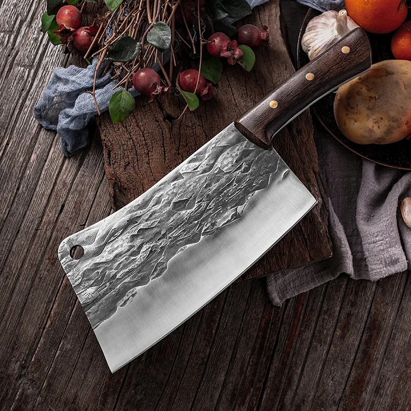 Stainless Steel Forged Extremely sharp Heavy Duty 8'' Butcher Bone ...