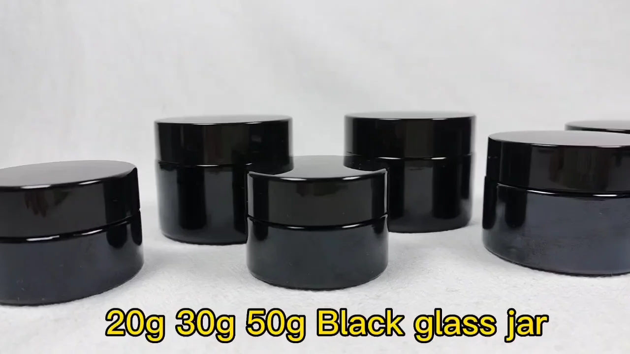 Wholesale 5g 10g 15g 20g 30g 50g 60g 100g Cosmetic Jar Black Uv Child ...