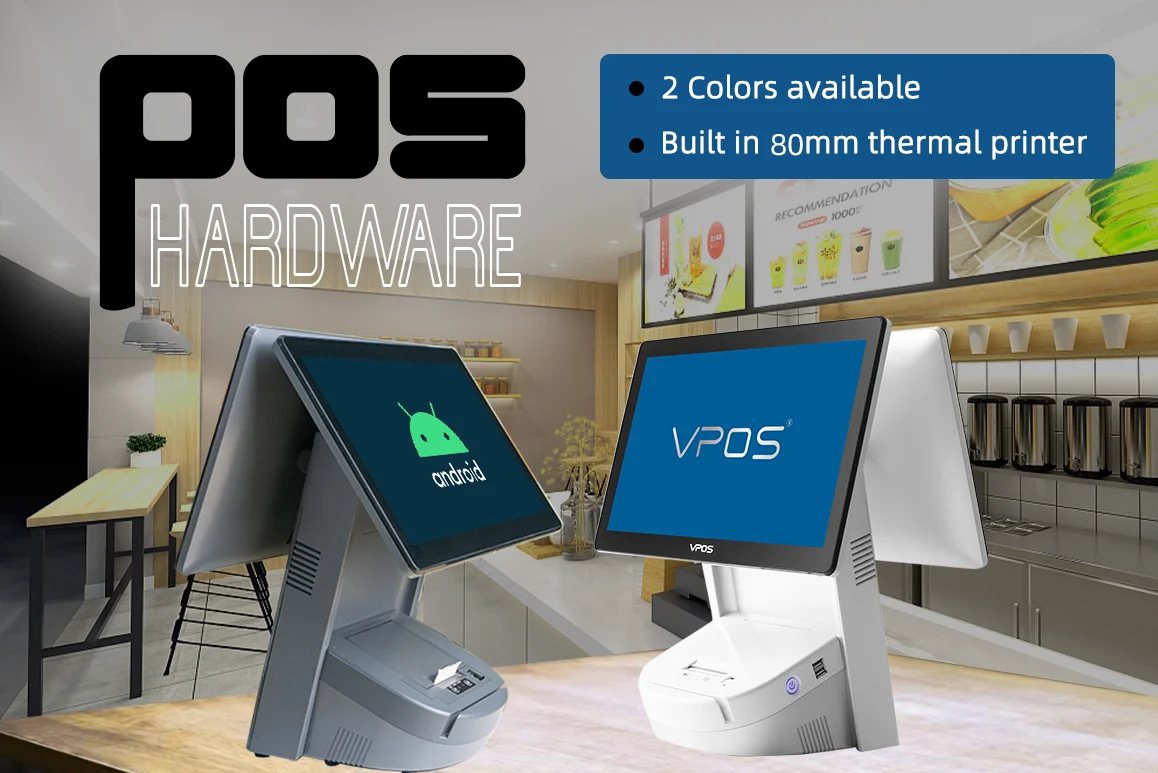 Desktop All in One Pos Machine with Thermal Printer