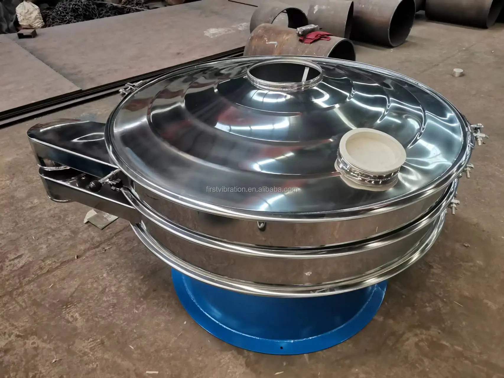 Rotary Circle Vibrating Screen Automatic Sieve/fine Powder Circular ...