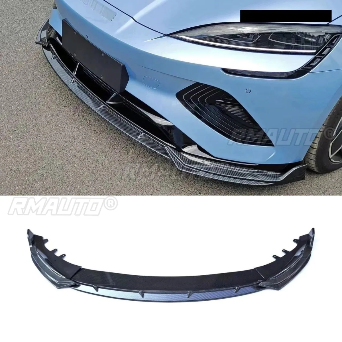For BYD Seal EV Car Front Bumper Lip Splitter Diffuser Body Kit Gloss ...