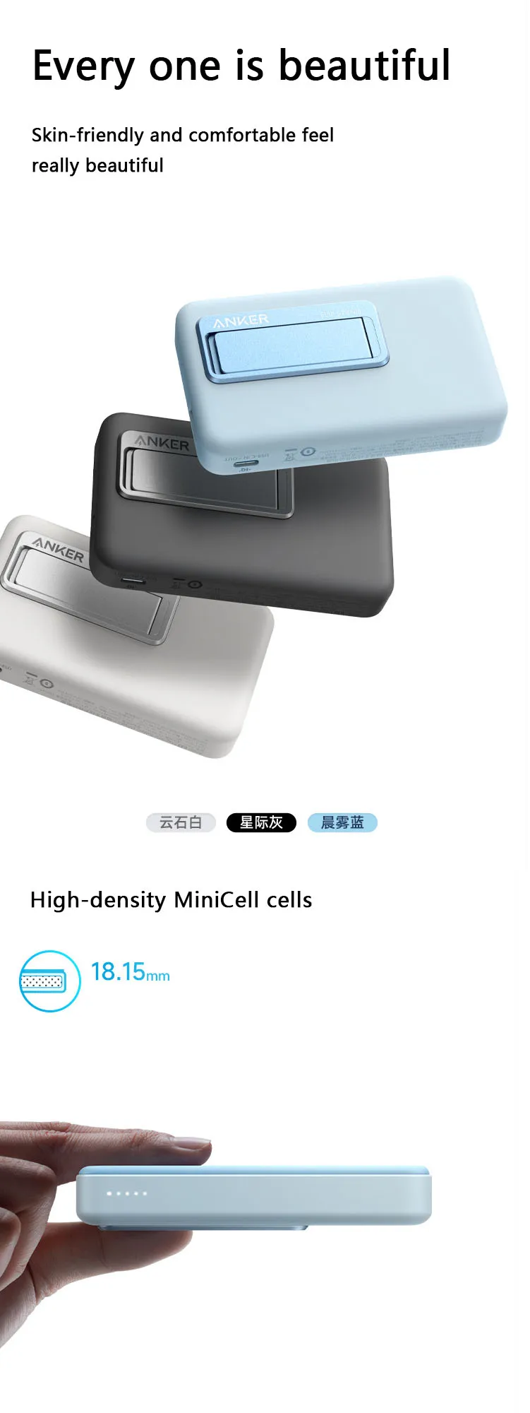 Original Anker 633 Magnetic Maggo Wireless Power Bank Battery 10000mah ...