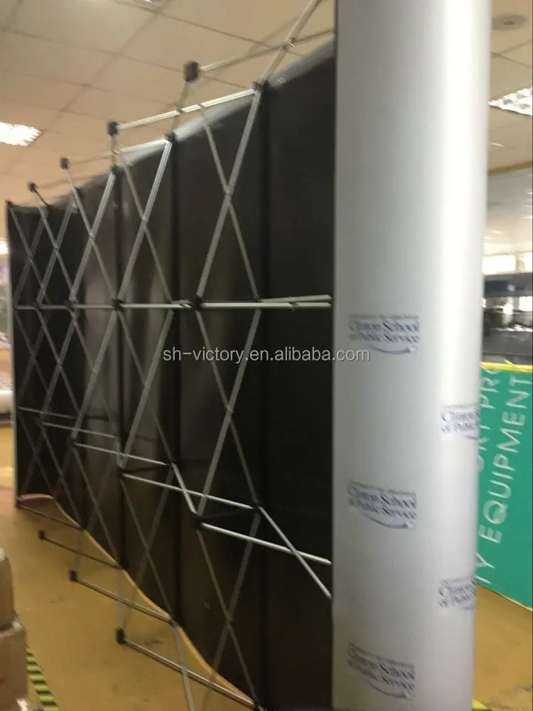 3x3 3x4 Exhibition Backdrop Trade Show Roll Pull Up Pop Up Display ...
