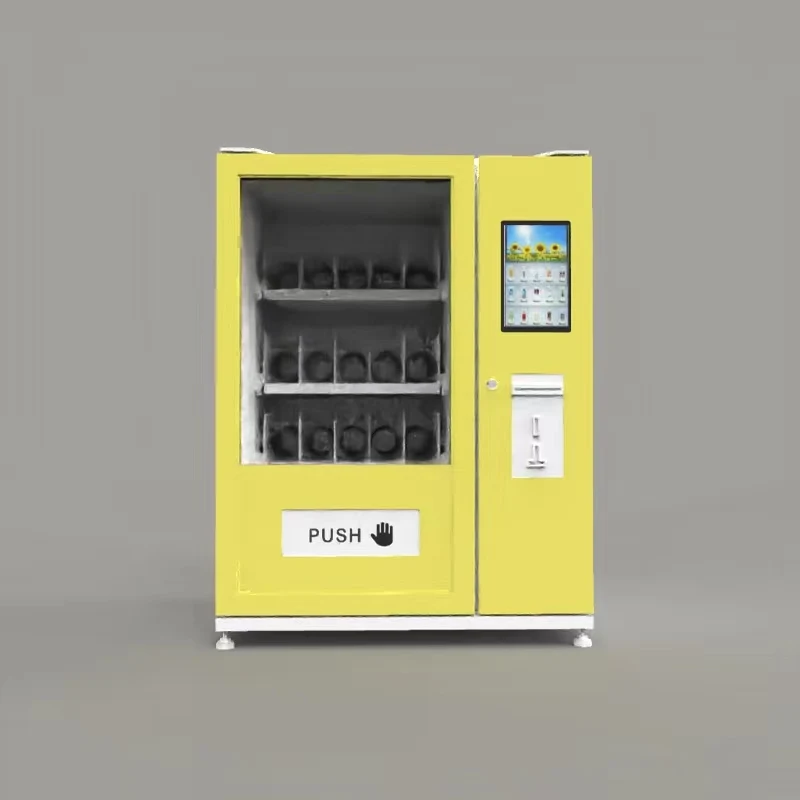 Small Mini Combo Vending Machine For Snack Drinks With Card Reader ...