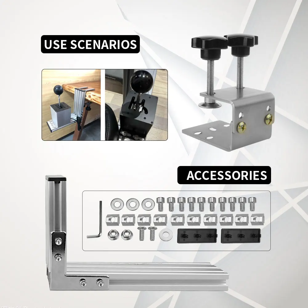 Gear Shifter Clip Shifter Mounting Bracket L Shape for Logitech G29/G25 ...