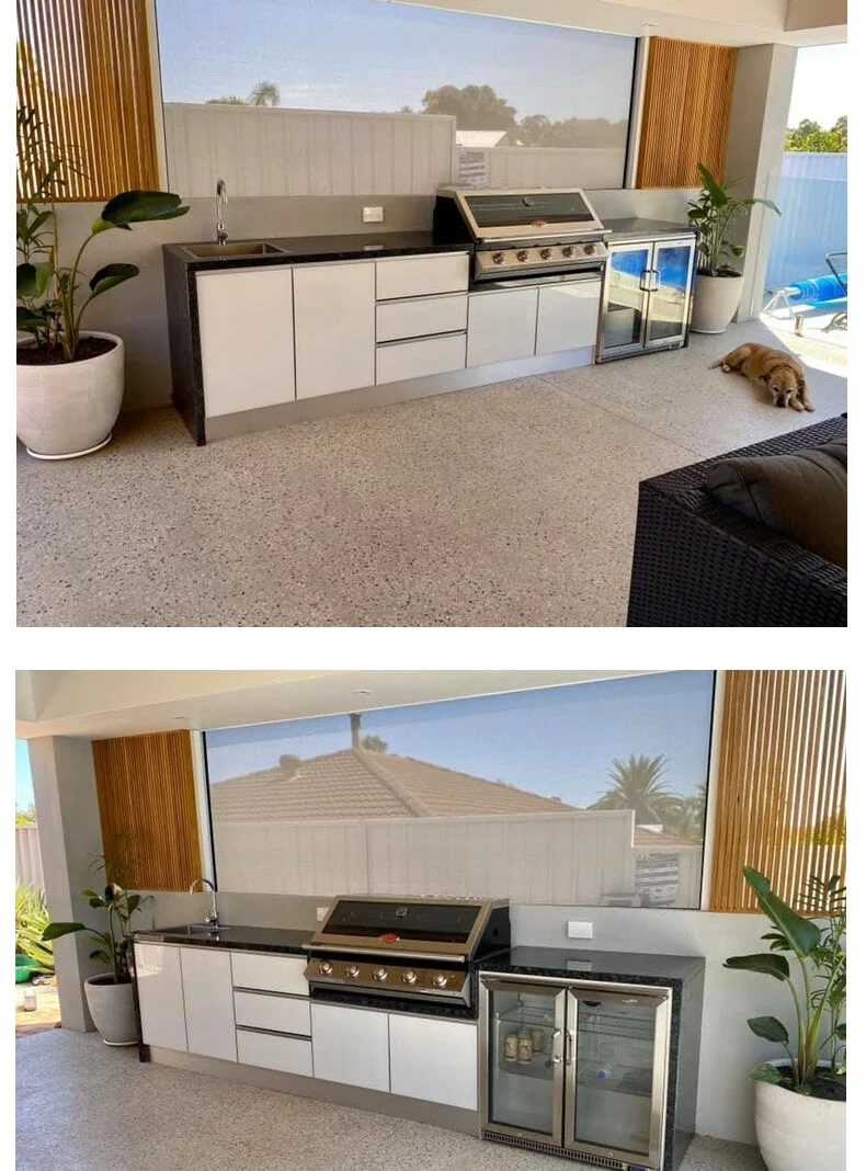 Luxury Modern Modular Prefab Built in Portable BBQ Outdoor Kitchen ...