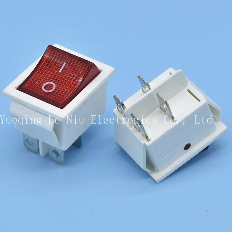 KCD4 40A - 14A = 16A 250V/20A 125V AC Rocker Switch DC 12V