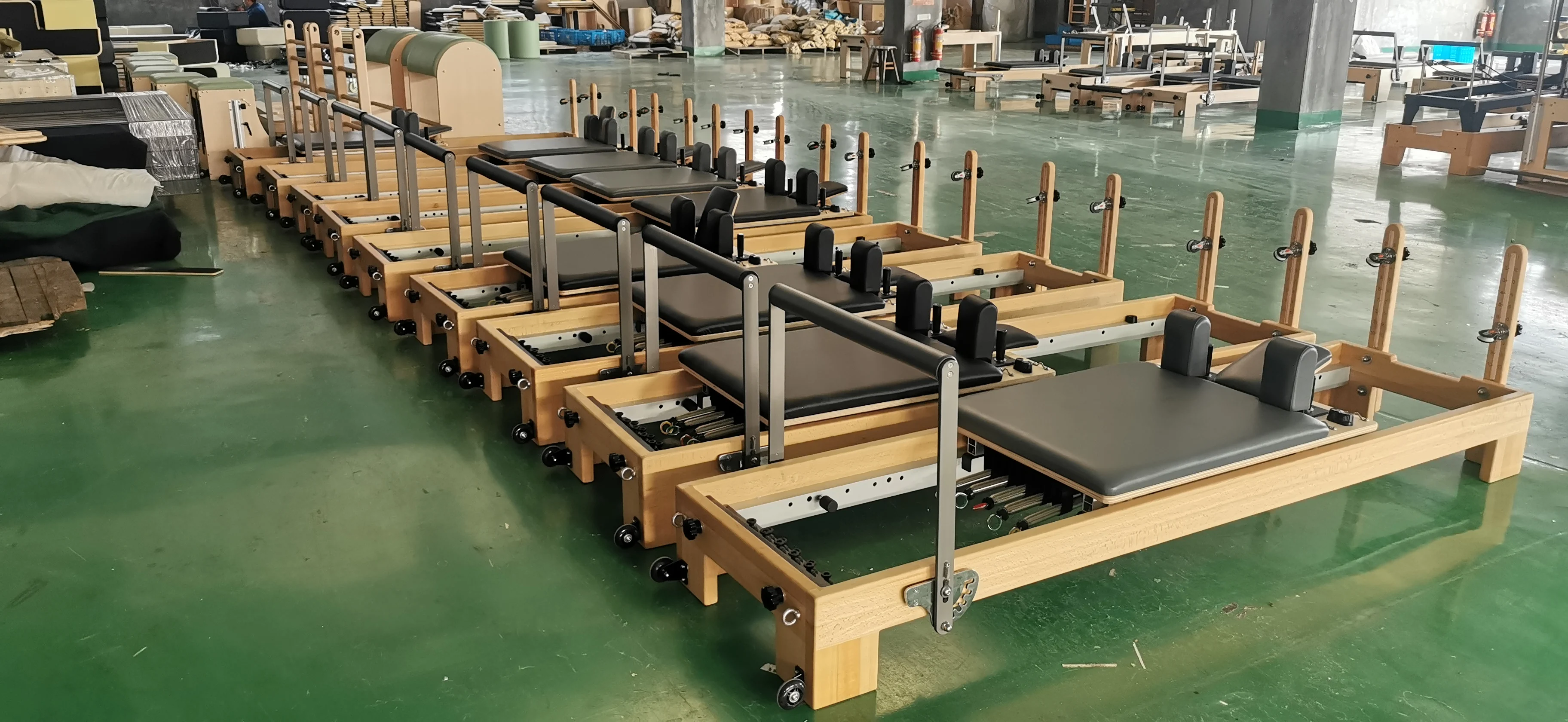 Pilates Reformer with Box and Springboard - Cadillac Pilates