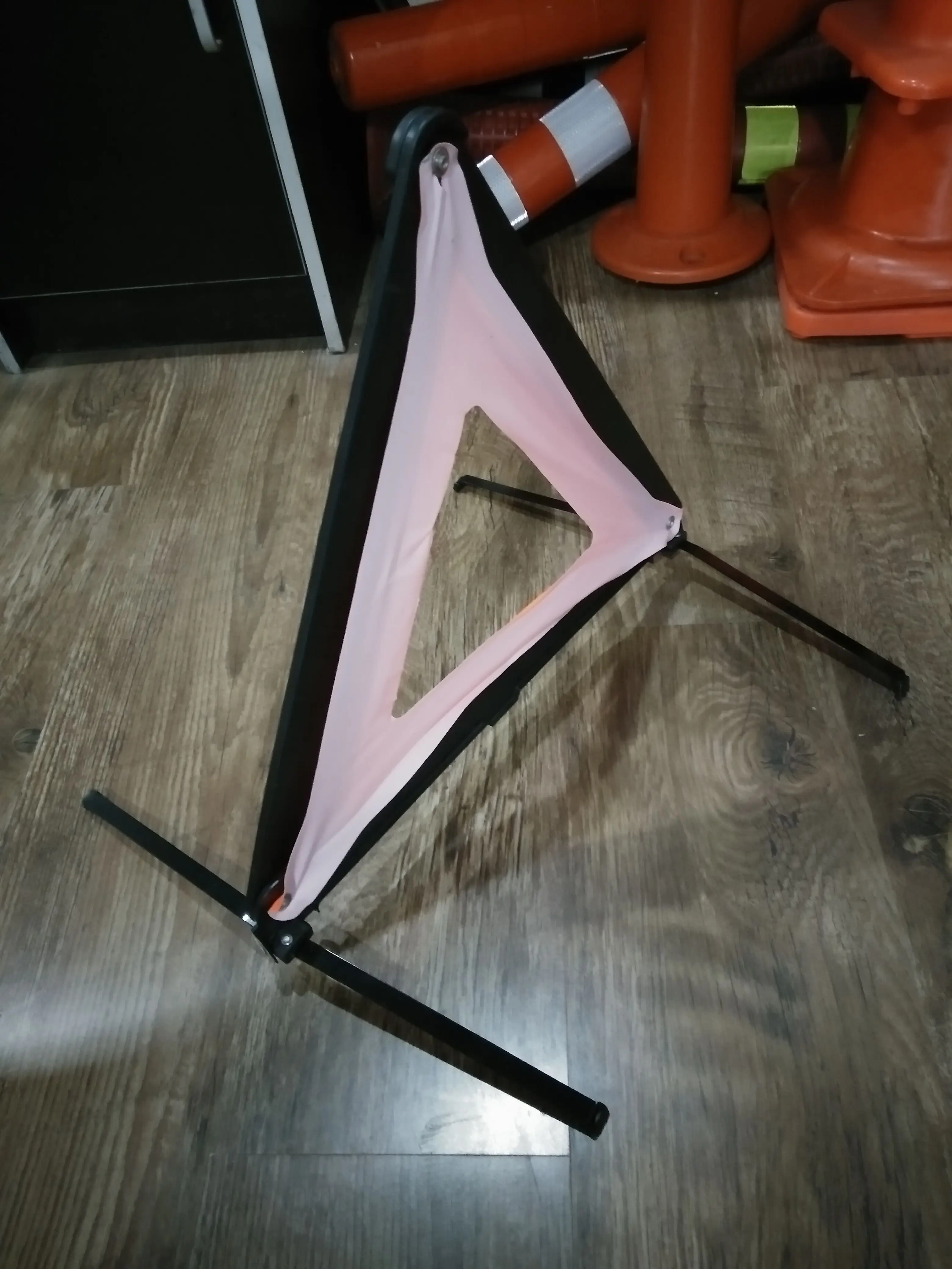 Safety Quality Production Triangle - Reflective Warning Sign