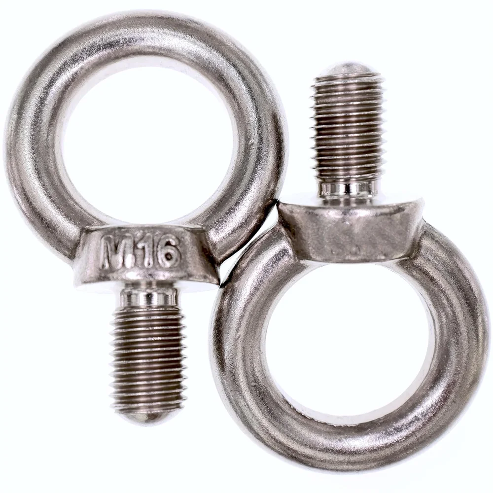 Din580 M16 Forged Lifting Rigging Galvanized Eye Bolt Anchor 316 304 ...
