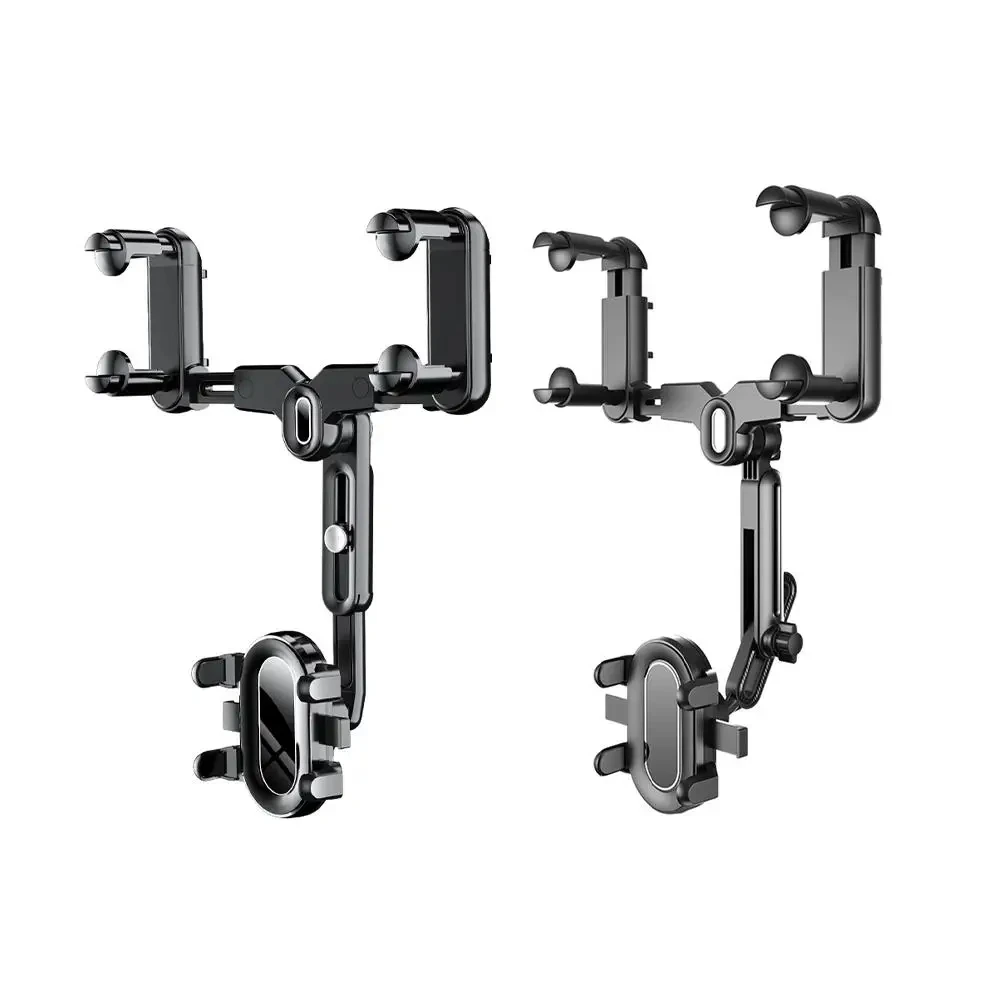 Support Stand Car Rearview Mirror Mount HUD Rotatable Retractable Car ...