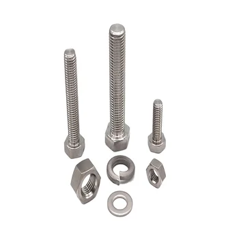 Din 933 931 Iso 4017 4014 Hastelloy C276 Alloy C276 Hex Head Bolt Studbolt Nut - Buy Alloy C276 ...