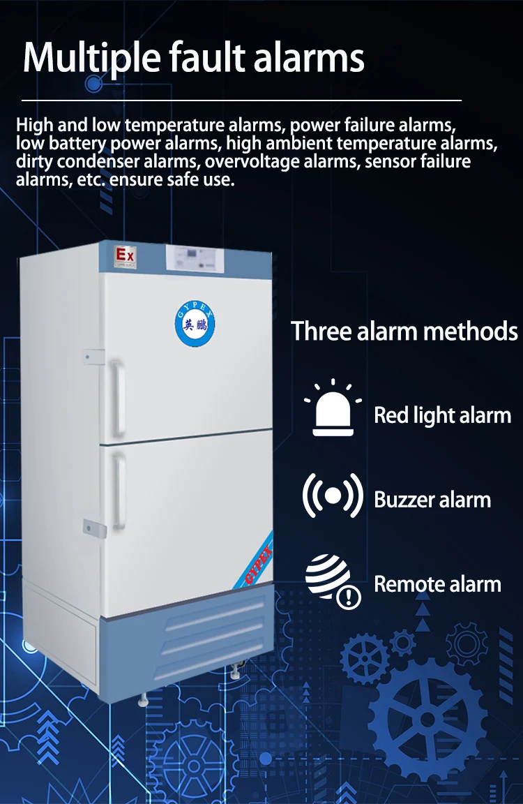 Explosion Proof Vertical Freezer Low-temperature Storage Box (-20 -40 ...
