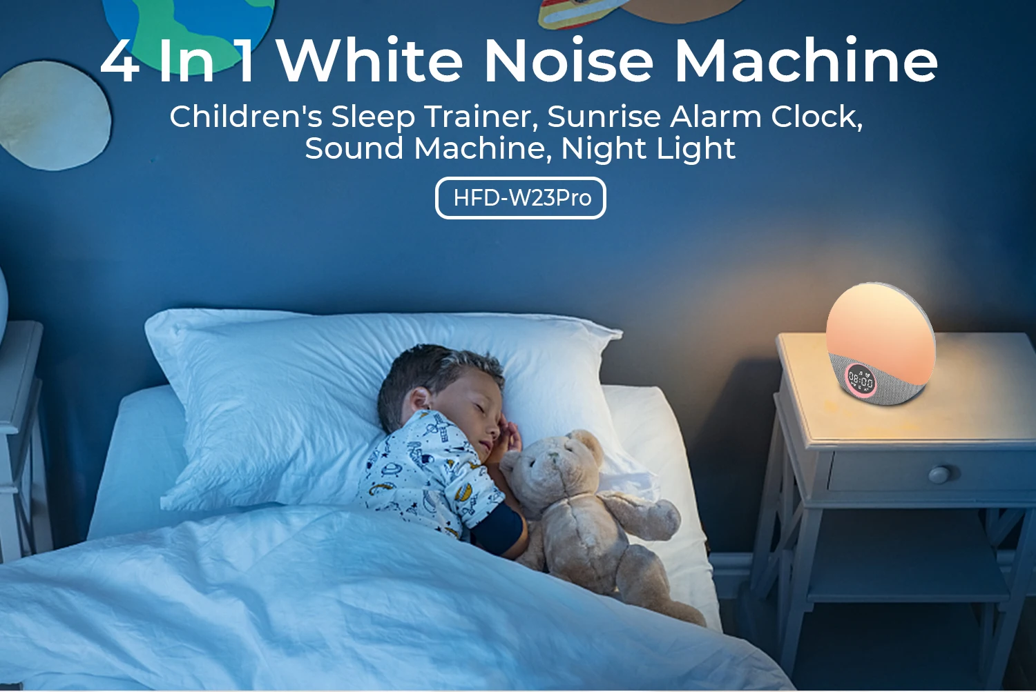Hi-fid 2023 New Design Sleep Aid Light To Rise Sleep Trainer Alarm ...