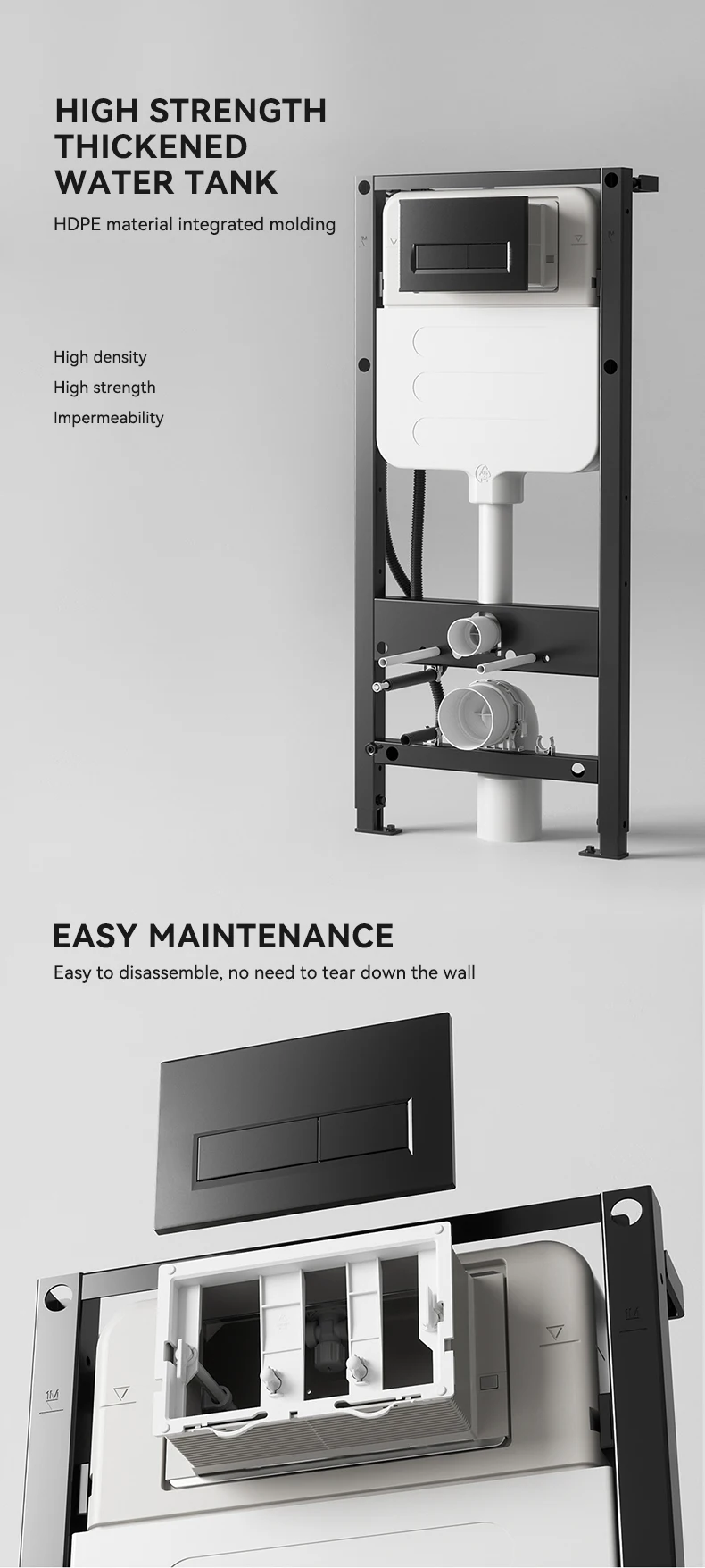 Sanitary Ware Wall Mounted Automatic Water Closet Bathroom Ceramic ...