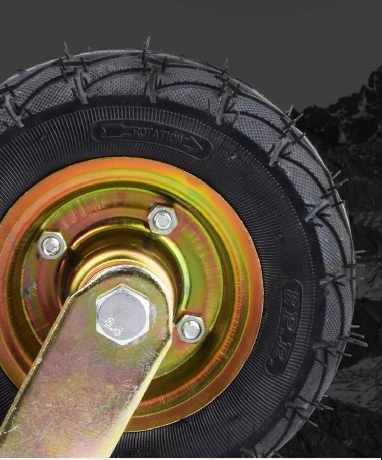 Rueda de goma neumática 2,50-4 neumático de goma inflable 8 pulgadas ...