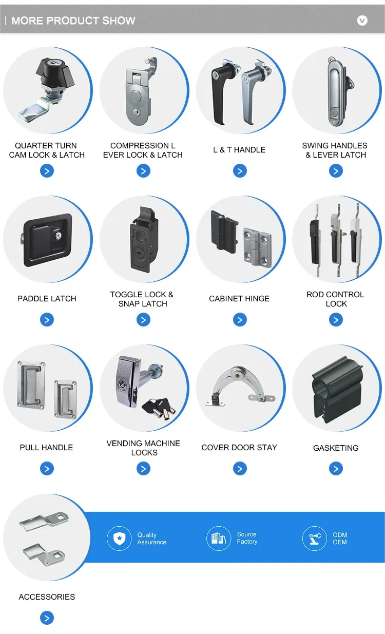 Recessed Door Generator Box Plastic Cabinet Flush Paddle Handle Lock ...