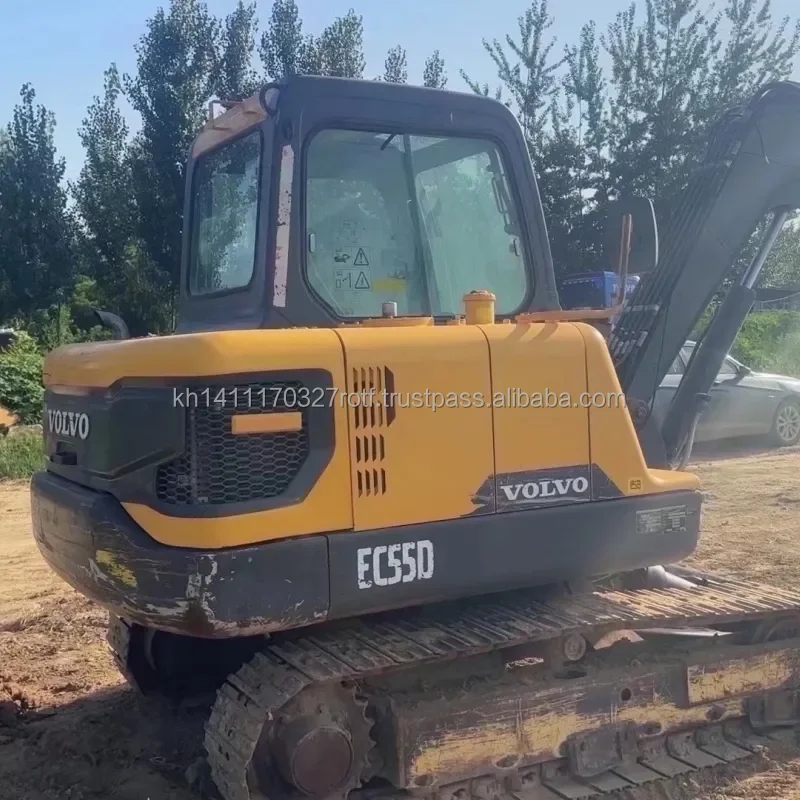 5 Ton Hydraulic Ec50d Ec55d Excavator Used Crawler Excavator Crushing ...