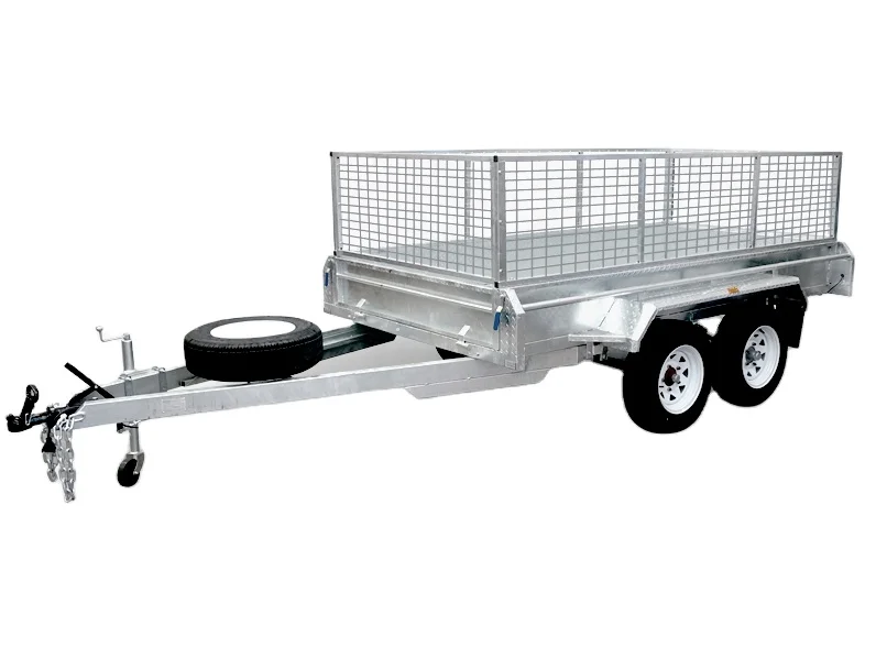 8x5 and 10x5 Galvanized Box Car Trailers - Durable & Versatile