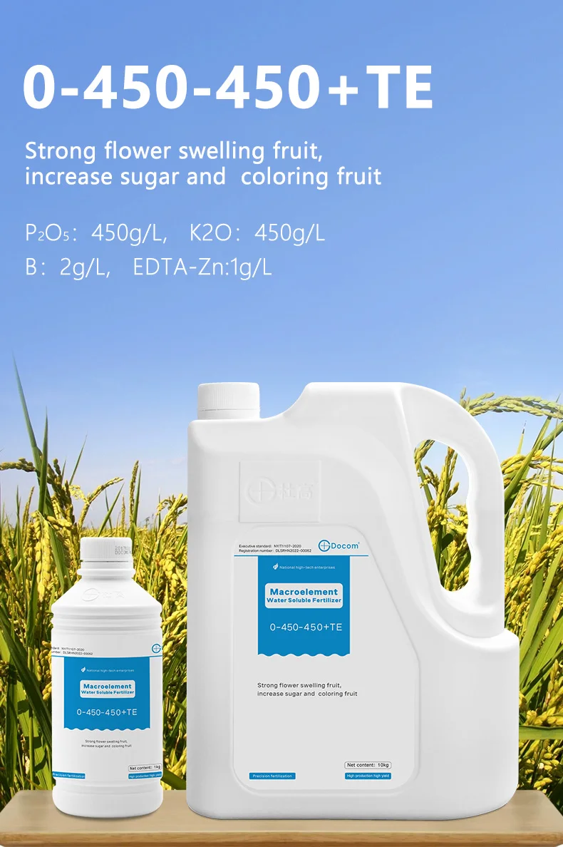 Agricultural General Phosphate Potassium MKP Fertilizer 900 Liquid ...