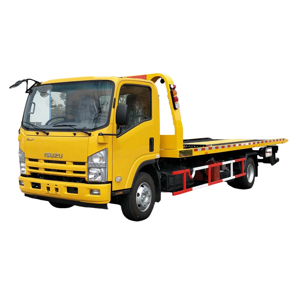 Factory Isuzu 5ton Tow Truck Wrecker Flatbed Towing Truck Tow Truck ...