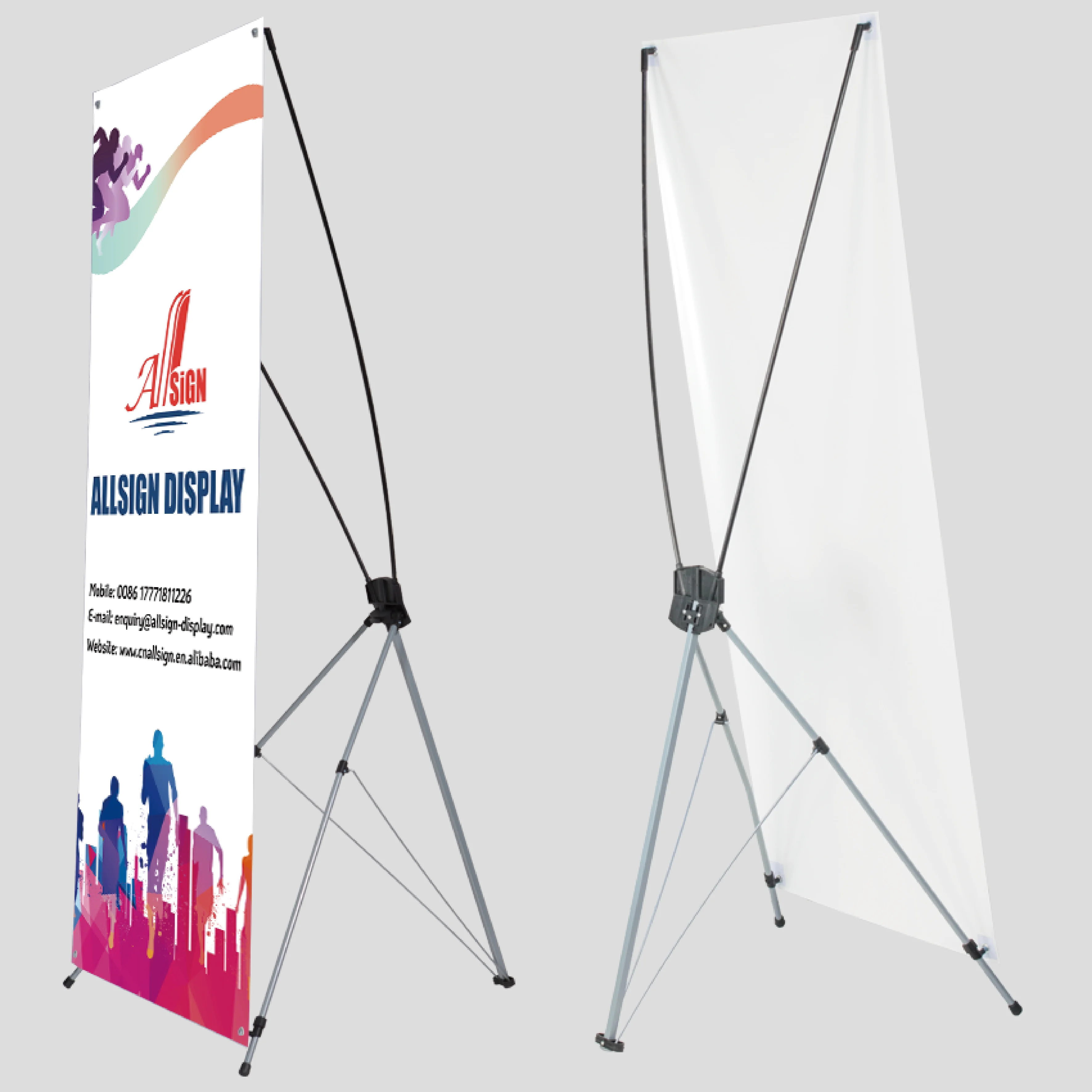 Portable Display - Easy Set up Korean X Banner Stand
