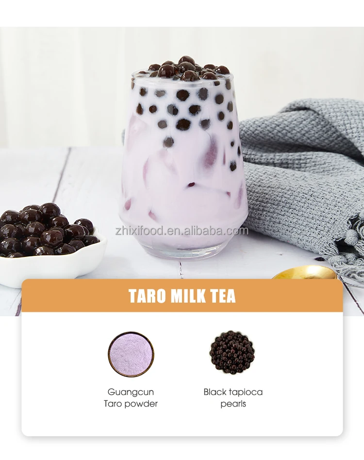 1kg Brown Sugar Flavor Unsweetened Tapioca Pearl, Easy to Cook, Tapioca ...