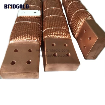 High Current Copper Braided Busbar For Electrical - Buy High Current ...